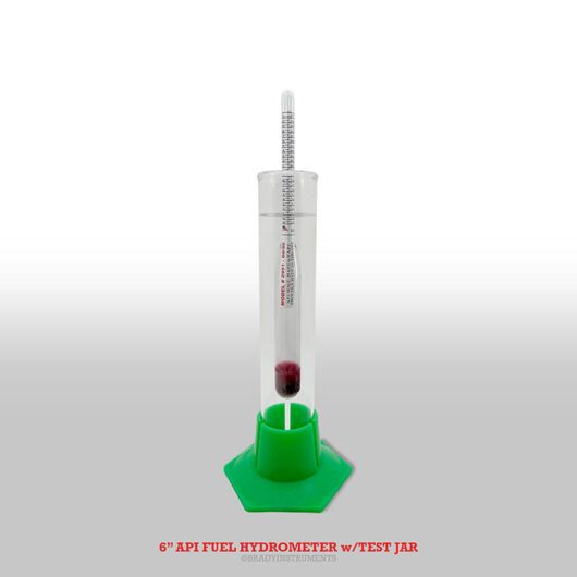 API Fuel 6″ Hydrometer w/Test Jar – Brady Instruments